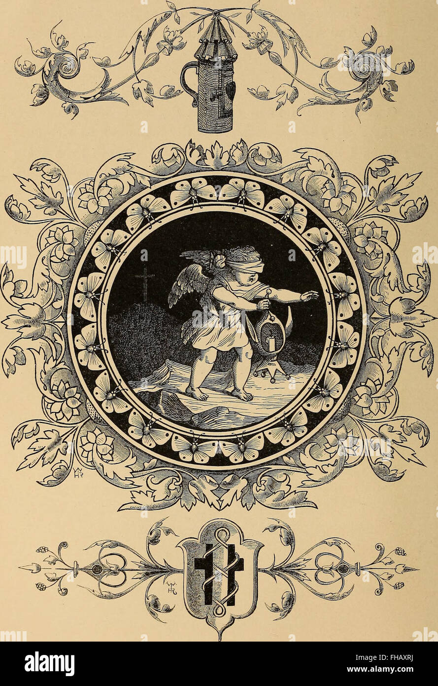 An illustrated edition of Quarles' Emblems from 1861, a moral and ...