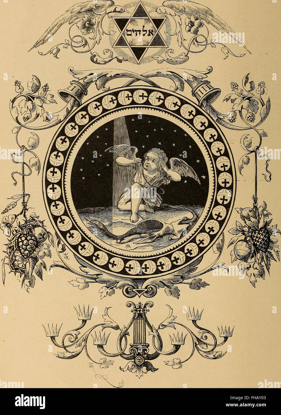 A beautifully illustrated collection of emblems from Quarles, featuring ...