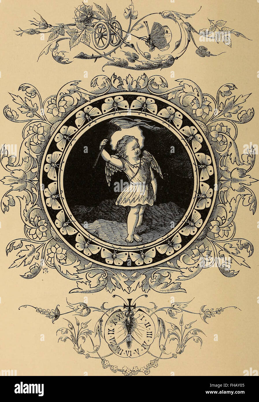 A 1861 illustrated edition of Quarles' Emblems, offering a series of ...