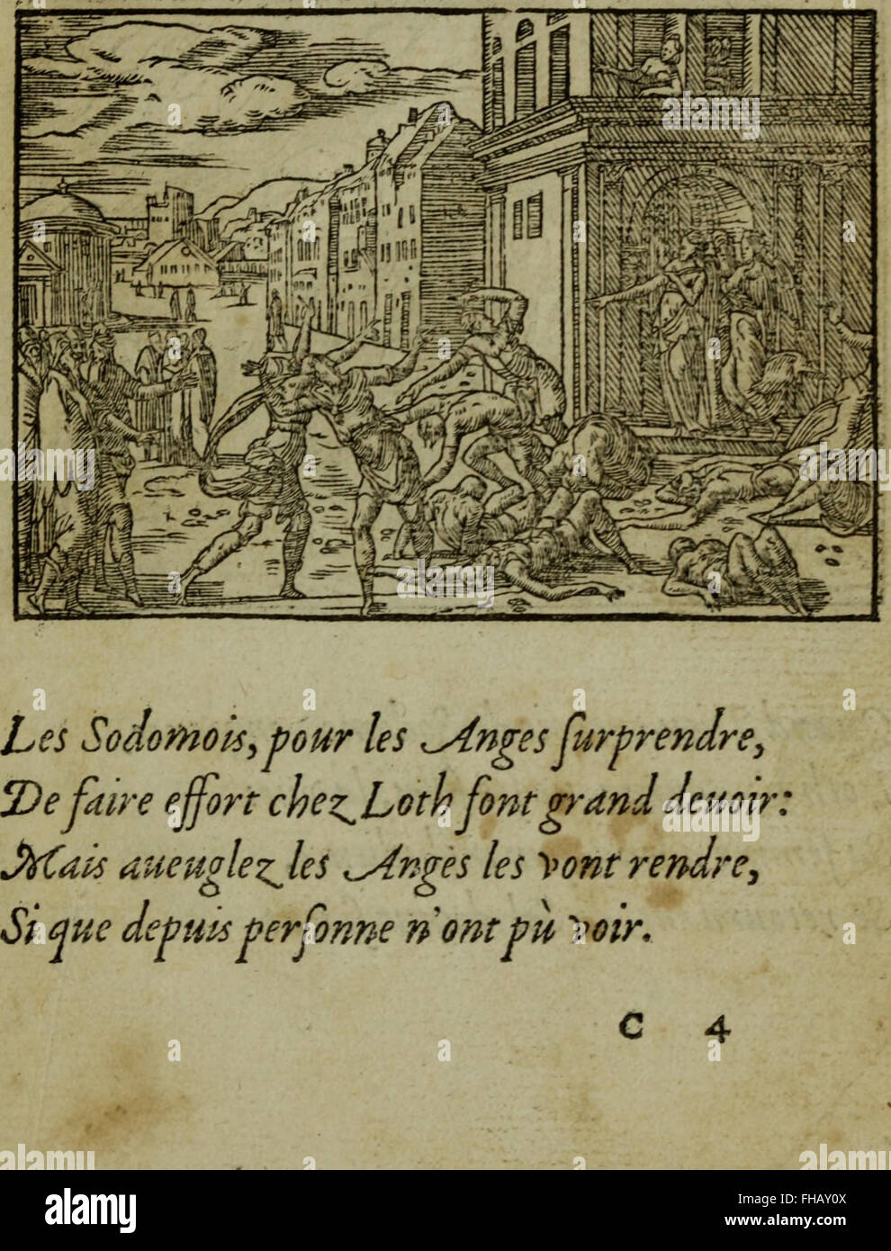 A historical work from 1558, providing illustrated accounts of biblical ...