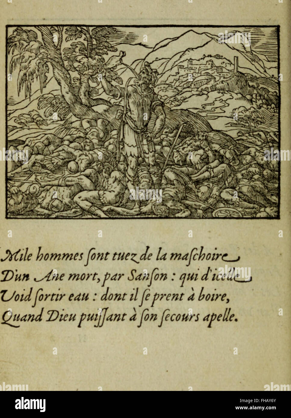 1558 French historical work on the Bible, examining biblical events and ...