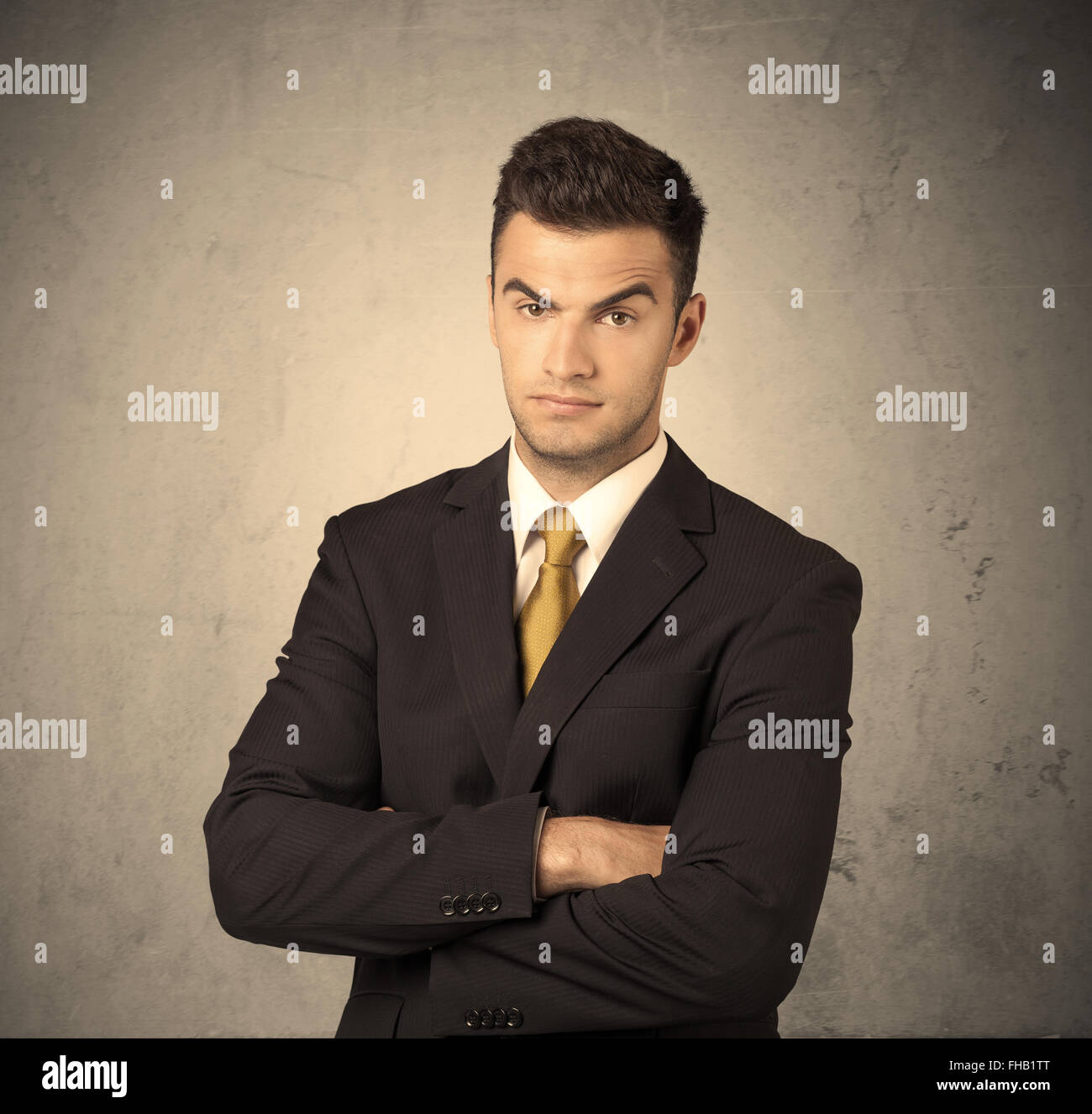 Sales worker making face expressions Stock Photo - Alamy