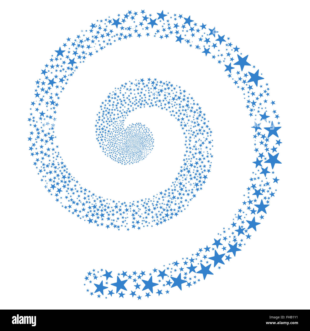 Salute Star Spiral Stock Photo - Alamy