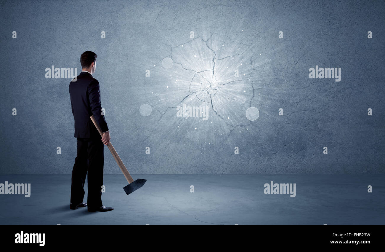 Hitting wall hi-res stock photography and images - Alamy