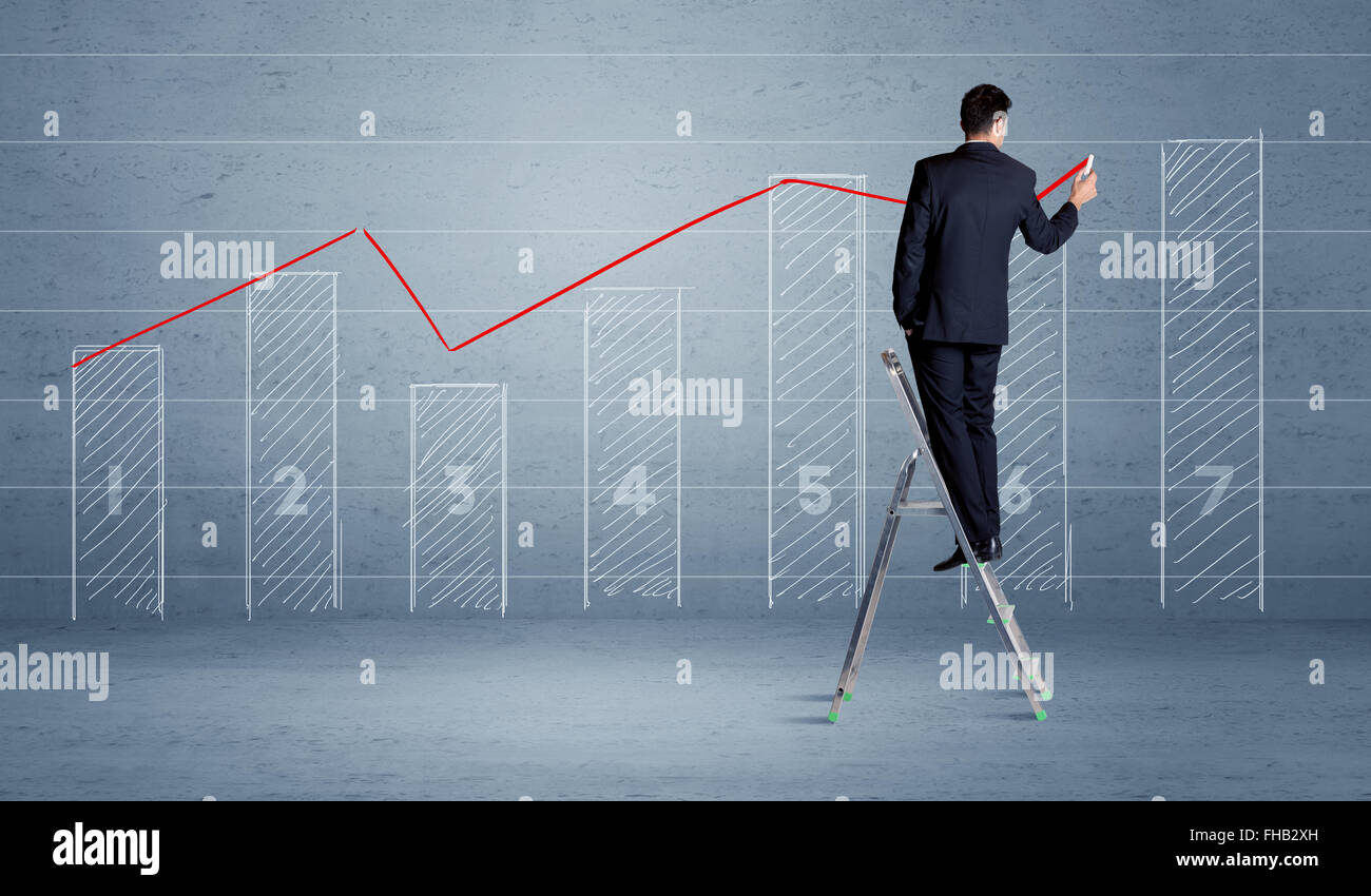 Evolution of man graph hi-res stock photography and images - Alamy