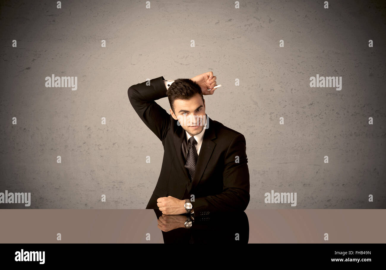 Elegant person drawing in empty space Stock Photo - Alamy