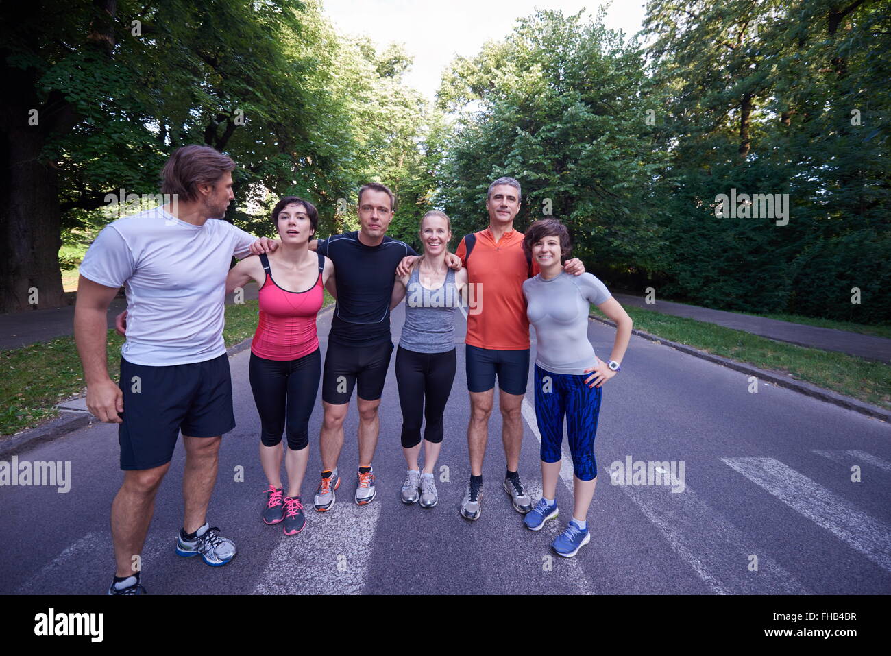people group jogging Stock Photo - Alamy