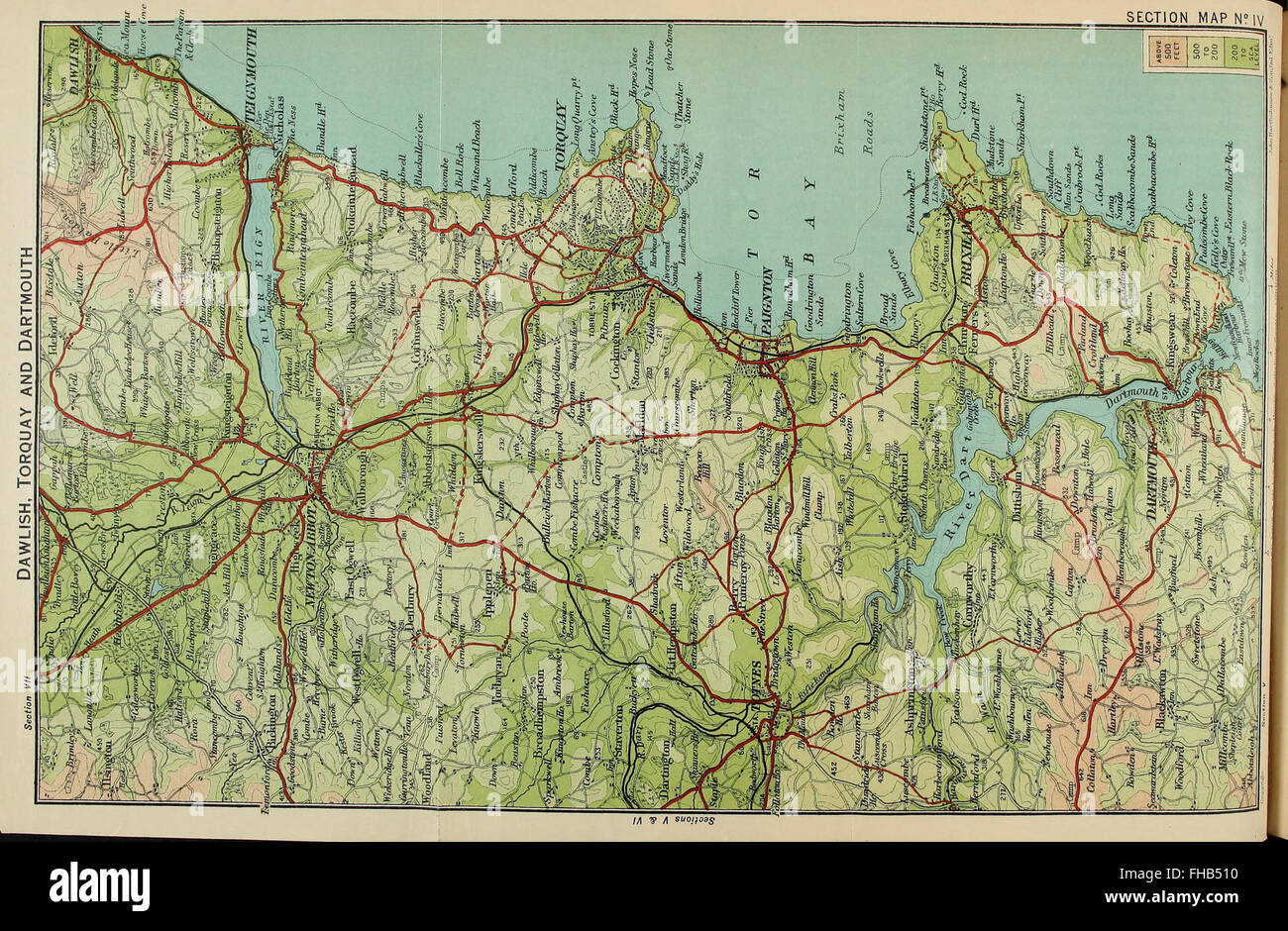 Devon and cornwall map hi-res stock photography and images - Alamy