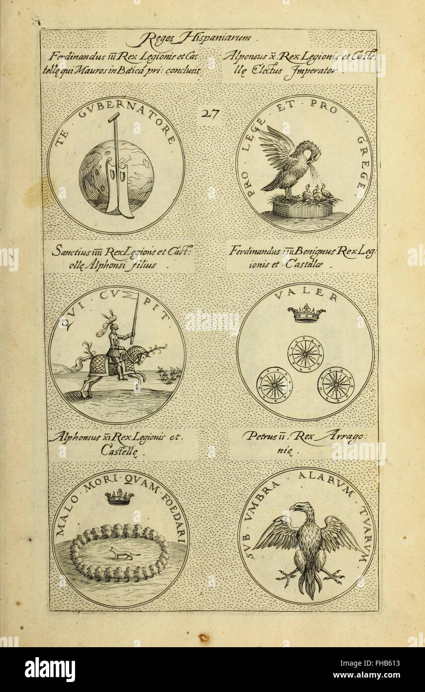 A 1600 work depicting divine and human symbols for pontiffs, emperors ...