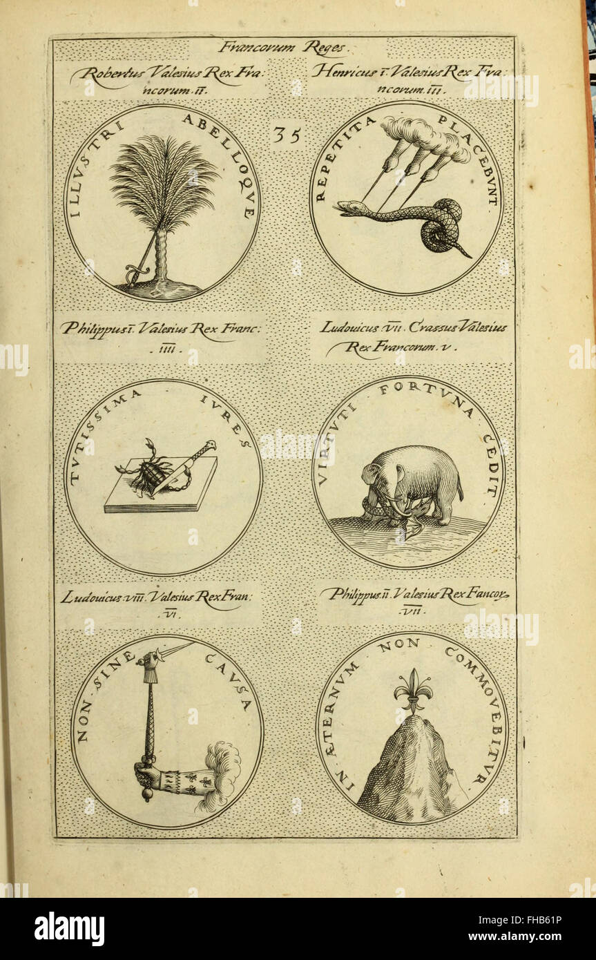 A 1600 work documenting the symbols and insignia of religious and royal ...