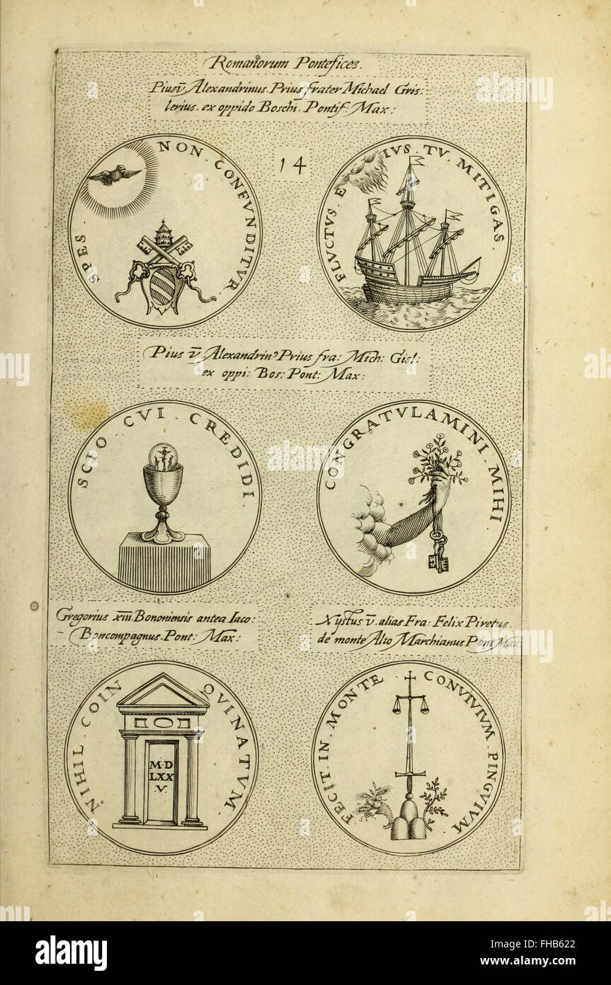 A 1600 work illustrating divine and human symbols associated with ...