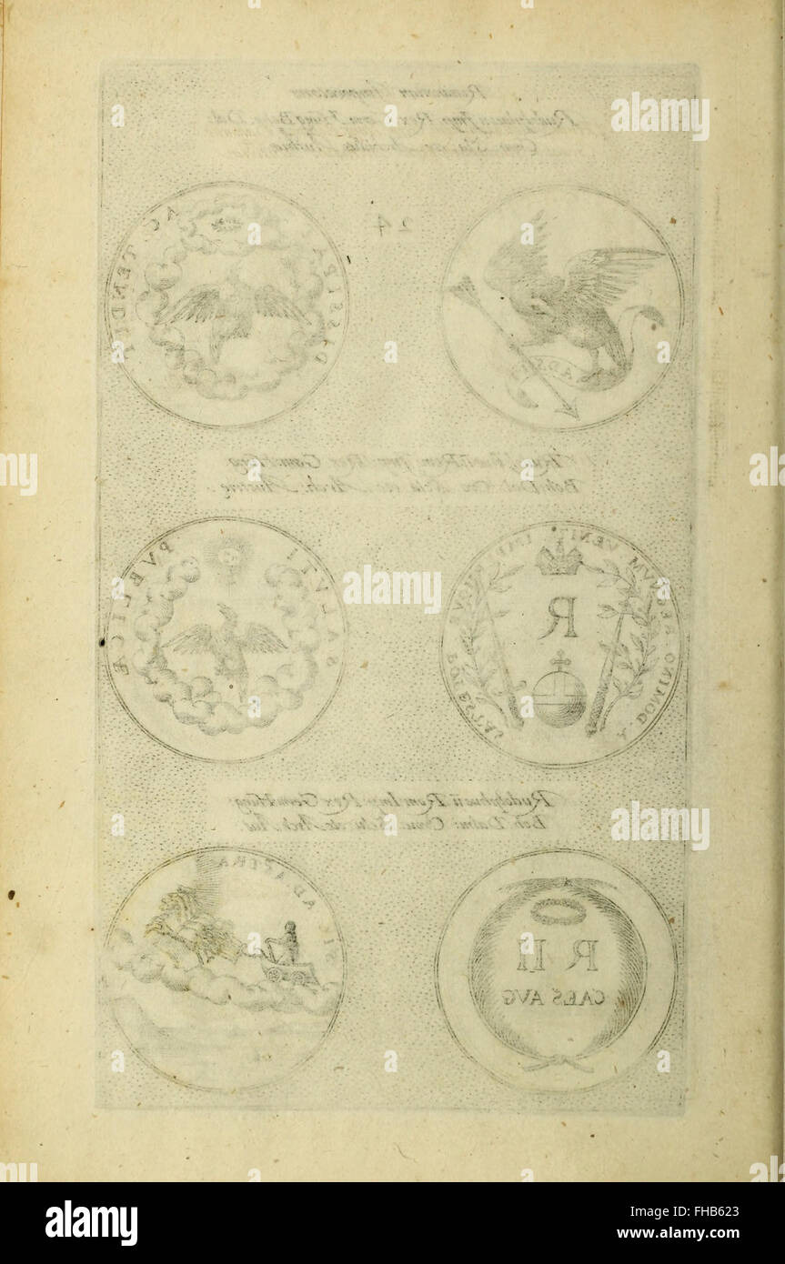 A 1600 work depicting divine and human symbols associated with popes ...