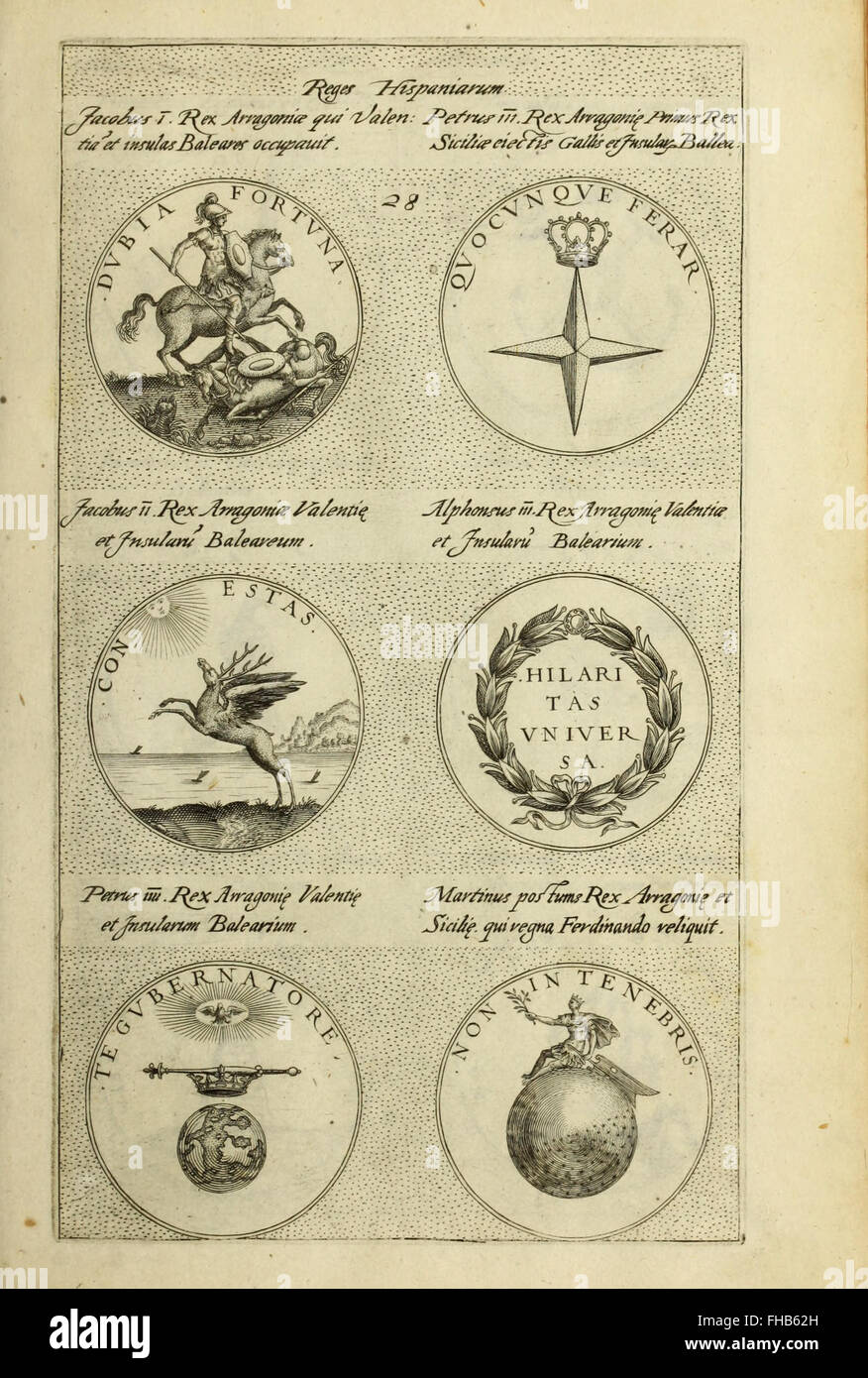 A historical work from 1600 featuring divine and human symbols of popes ...