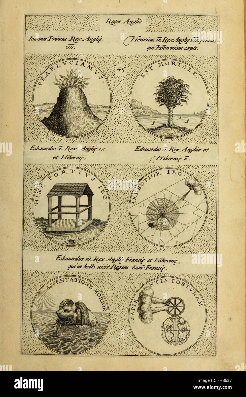 A 1600 work documenting the divine and human symbols of popes, emperors ...