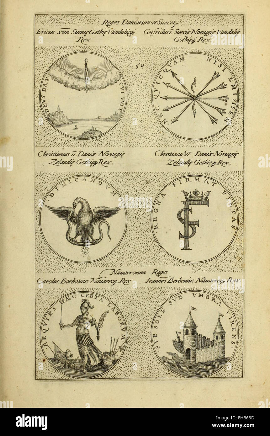 A 1600 work illustrating the symbols and emblems associated with ...