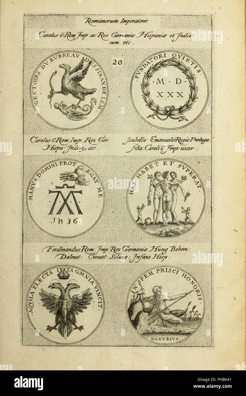 A 1600 Latin work featuring symbols of divine and human rulers ...