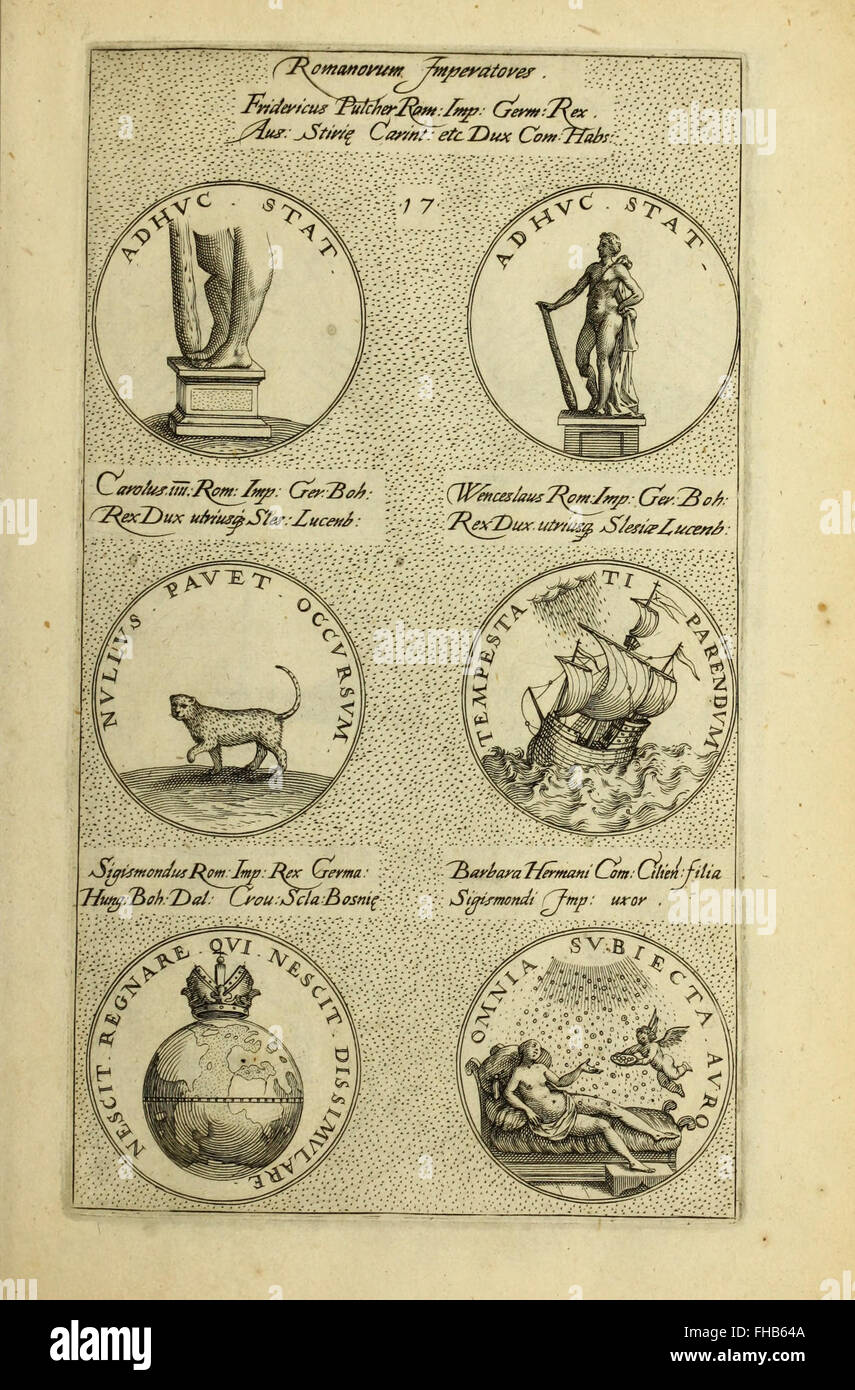 A 1600 work illustrating divine and human symbols related to pontiffs ...