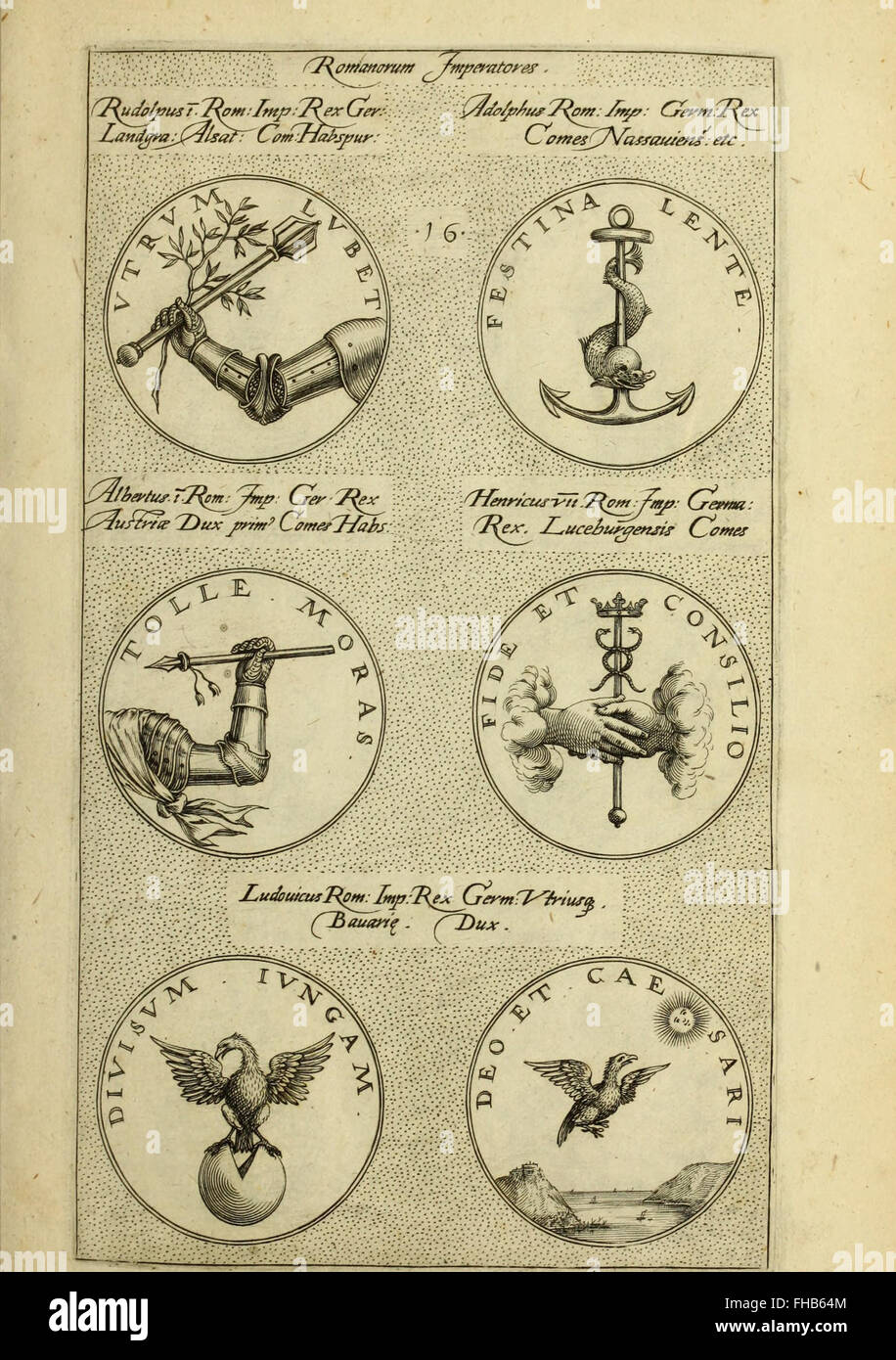 A 1600 work detailing the divine and human symbols of popes, emperors ...