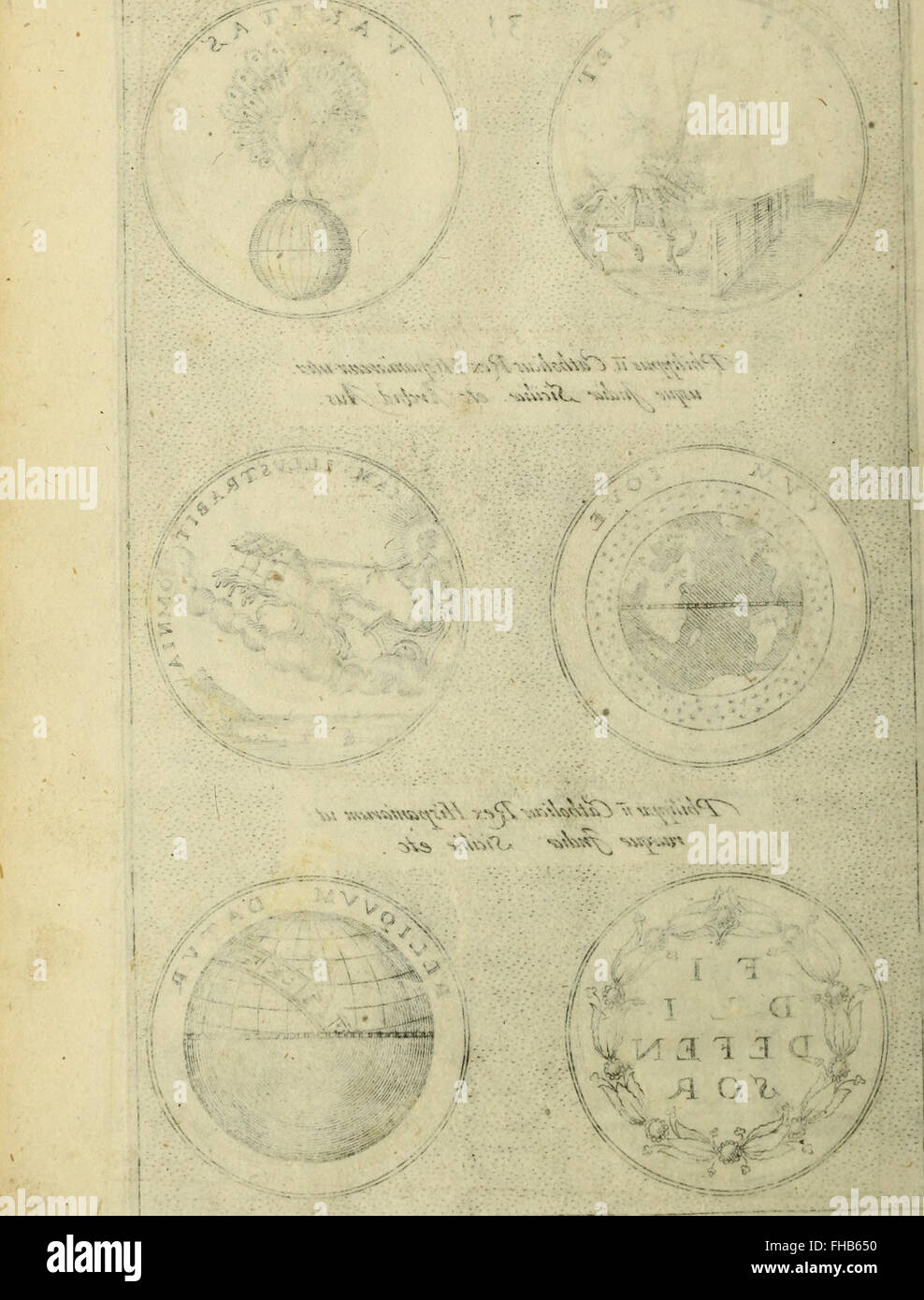 A 1600 publication featuring divine and human symbols of popes ...