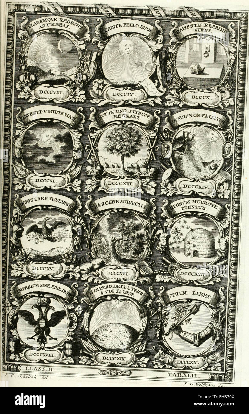 A 1701 work exploring the art of symbolism, presenting seven discourses ...