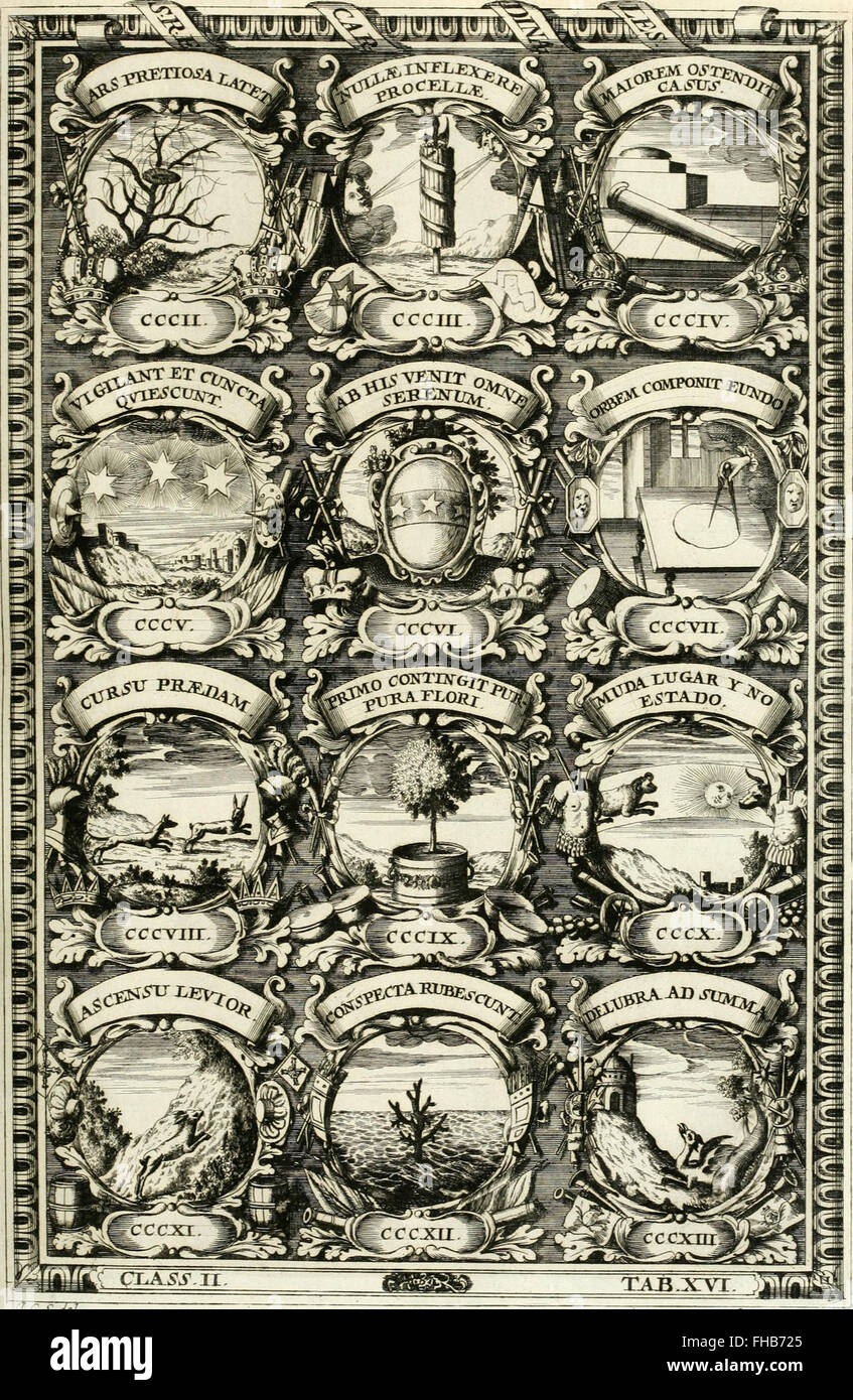 A 1701 work on the art of symbolism, containing seven discourses that ...