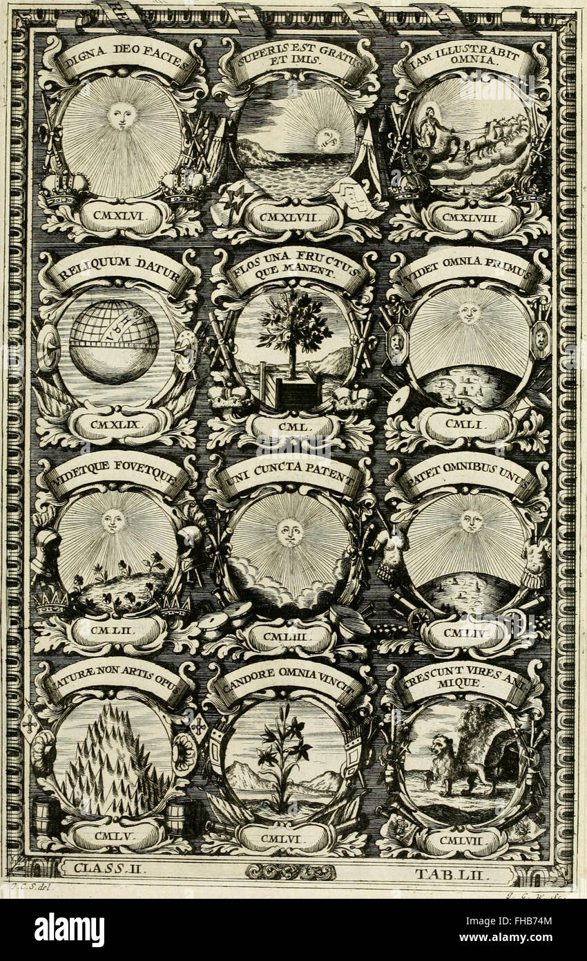 Symbolographia, a 1702 work discussing the art of symbolism, providing ...