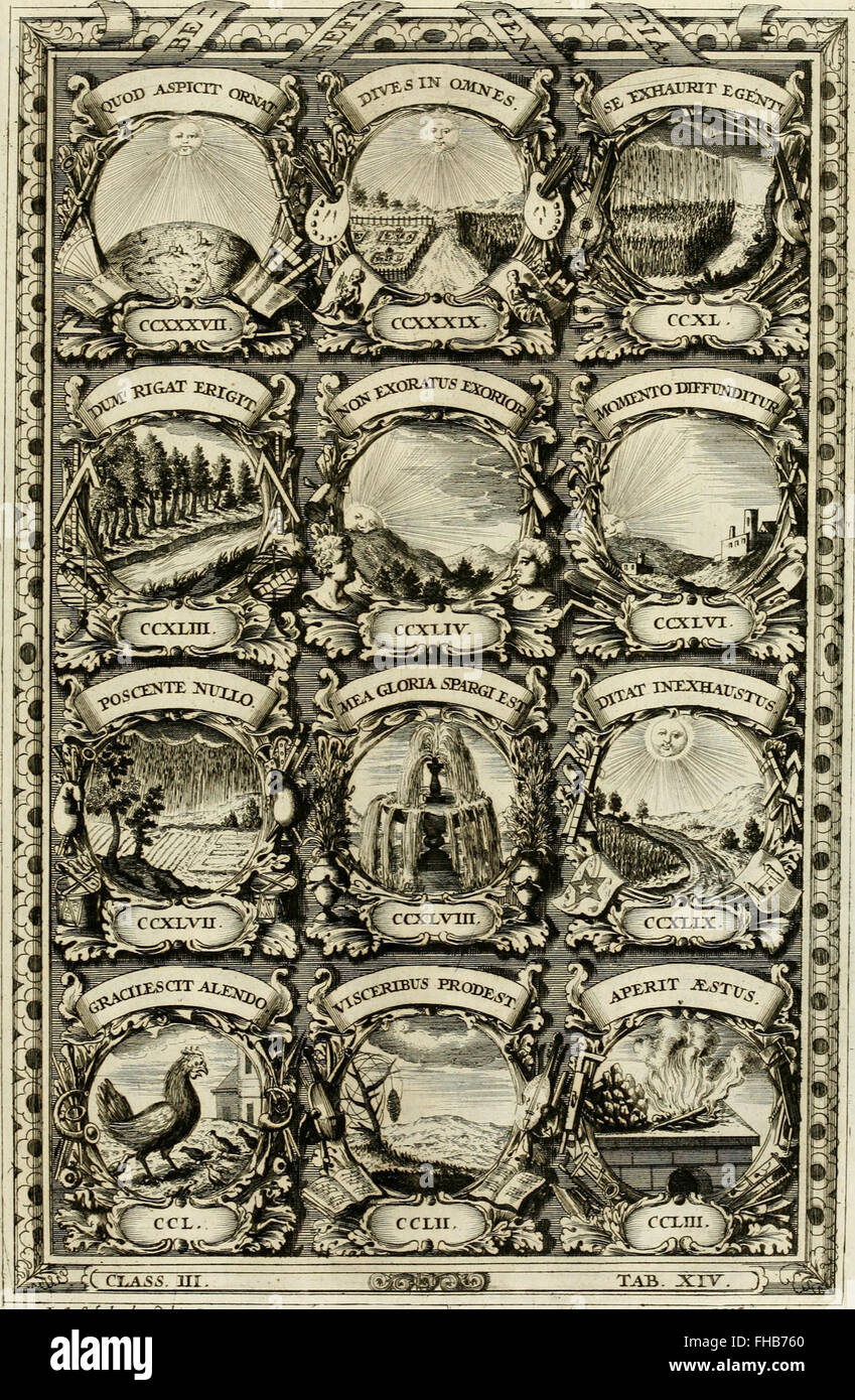 A 1702 work on the art of symbolism, exploring the use of symbols in ...