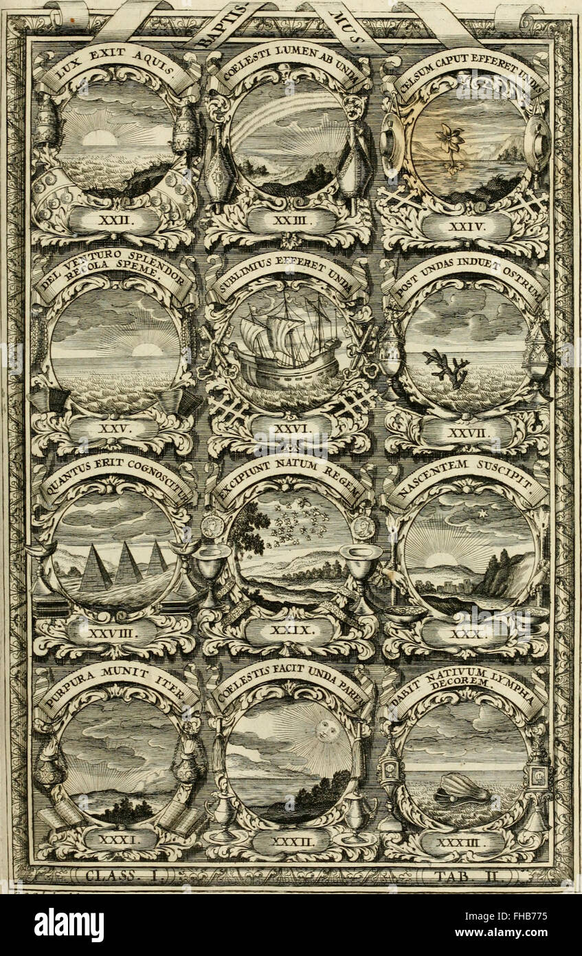 A 1702 treatise on the art of symbolism, exploring the use of symbols ...