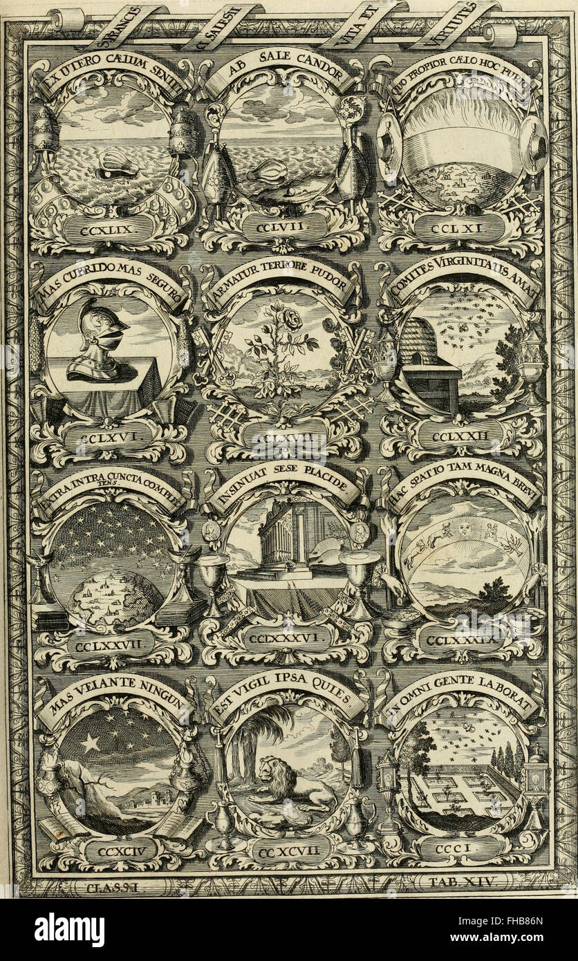 A 1702 work on the art of symbolism, featuring seven discourses on the ...