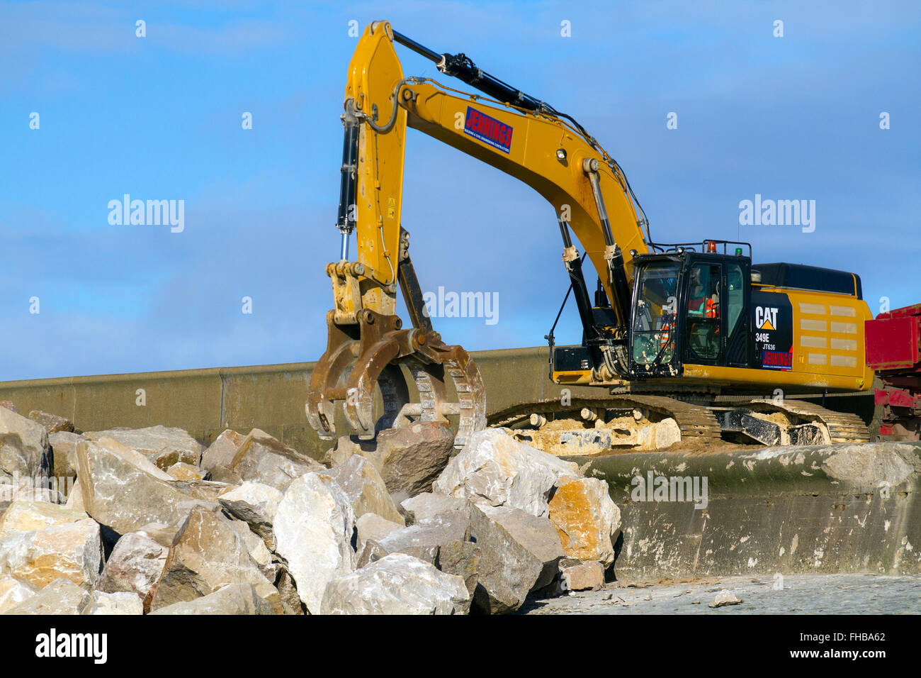 Rock armour revetment hi-res stock photography and images - Alamy