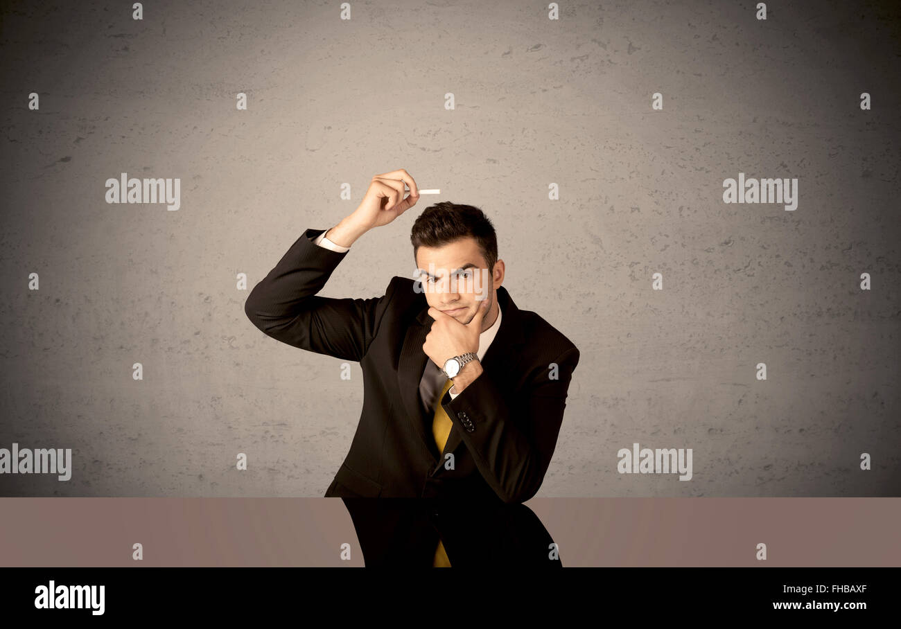 Elegant person drawing in empty space Stock Photo - Alamy