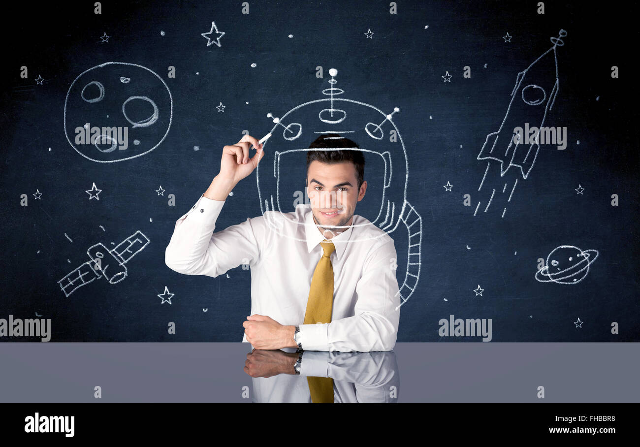 Sales person drawing helmet hi-res stock photography and images - Alamy