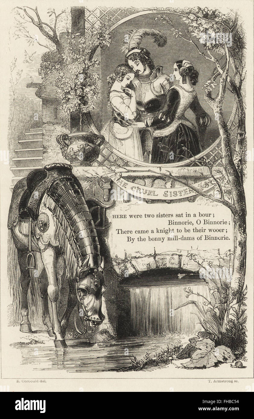A 1842 collection of traditional ballads from Great Britain, capturing ...