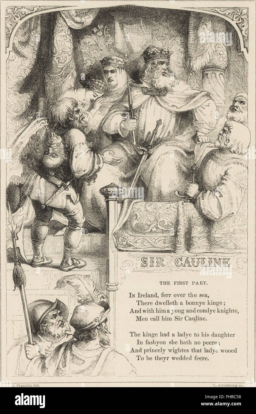 A 1842 compilation of British ballads, featuring poetic works from ...