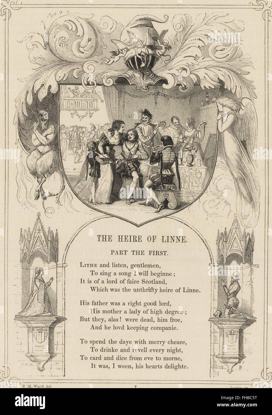 The 1842 'Book of British Ballads', a collection of traditional British ...