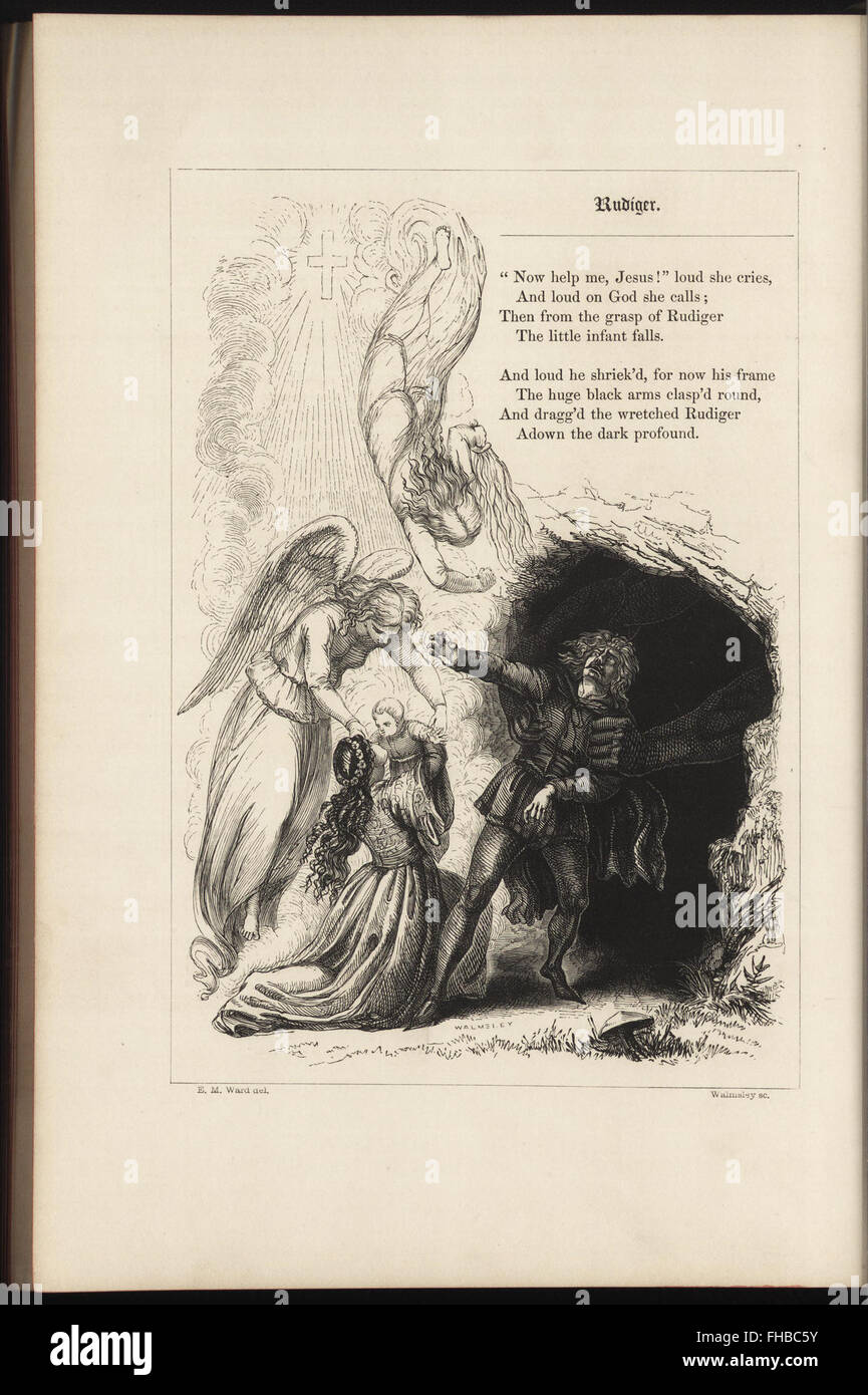 Illustration from The Book of British Ballads, a collection of ...