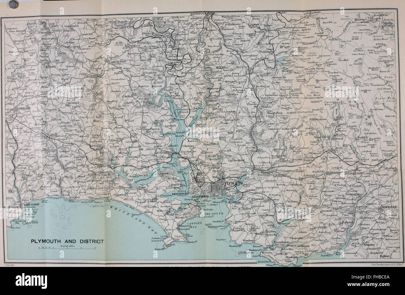 Map of devonport hi-res stock photography and images - Alamy