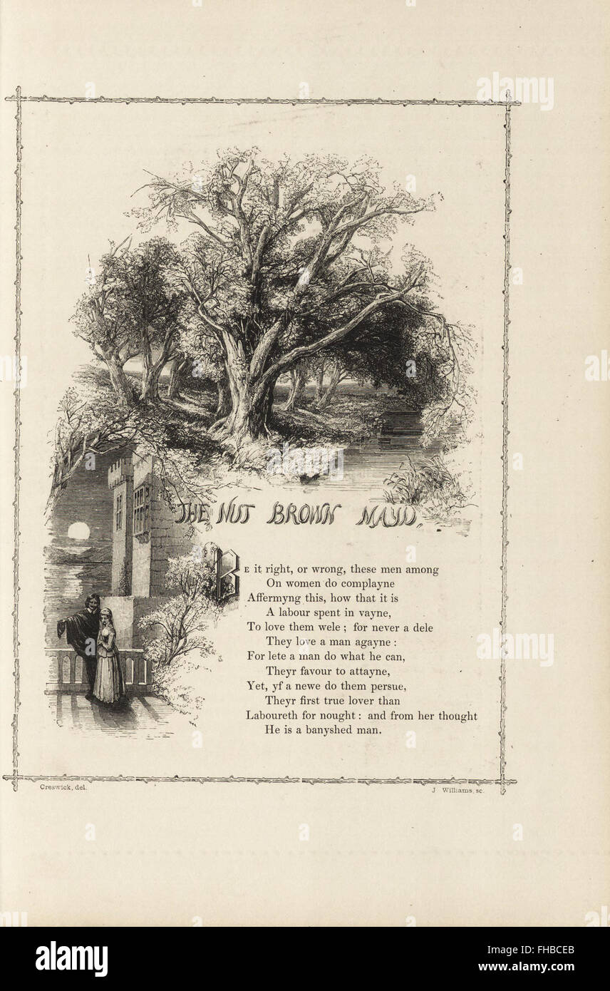 A 19th-century compilation of traditional British ballads, showcasing ...