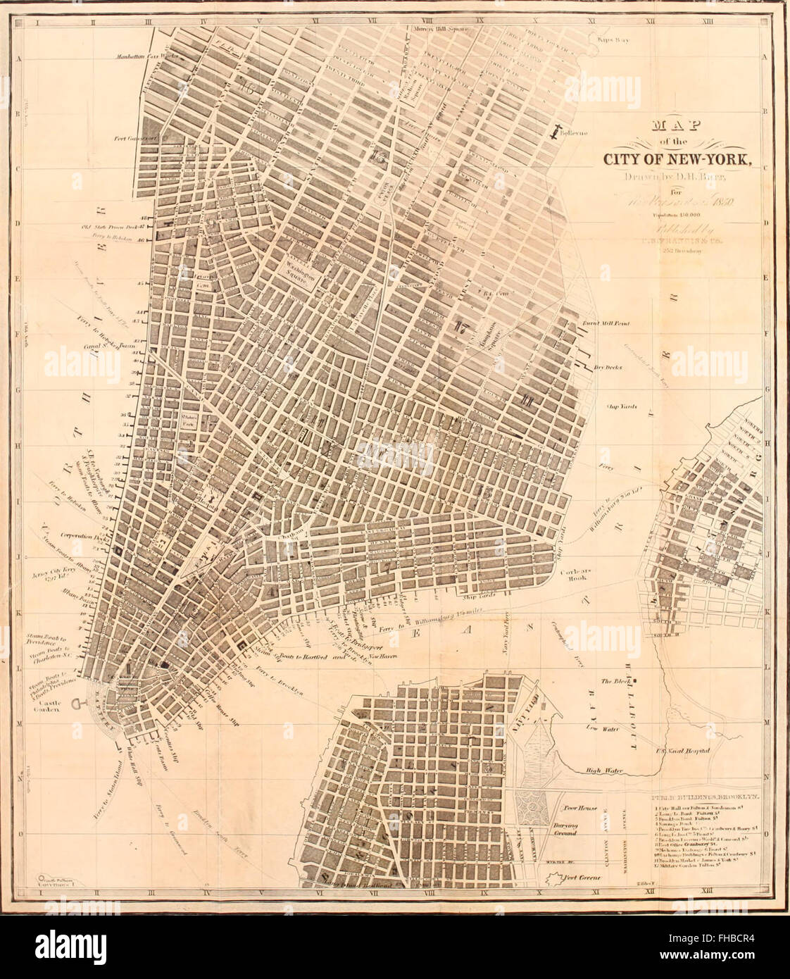 A visual and descriptive guide to New York City in 1850, offering ...