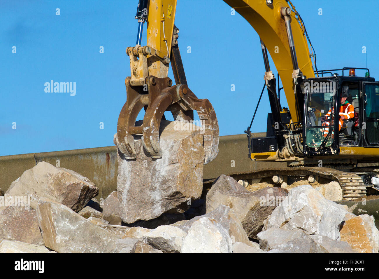 Rock armour revetment hi-res stock photography and images - Alamy