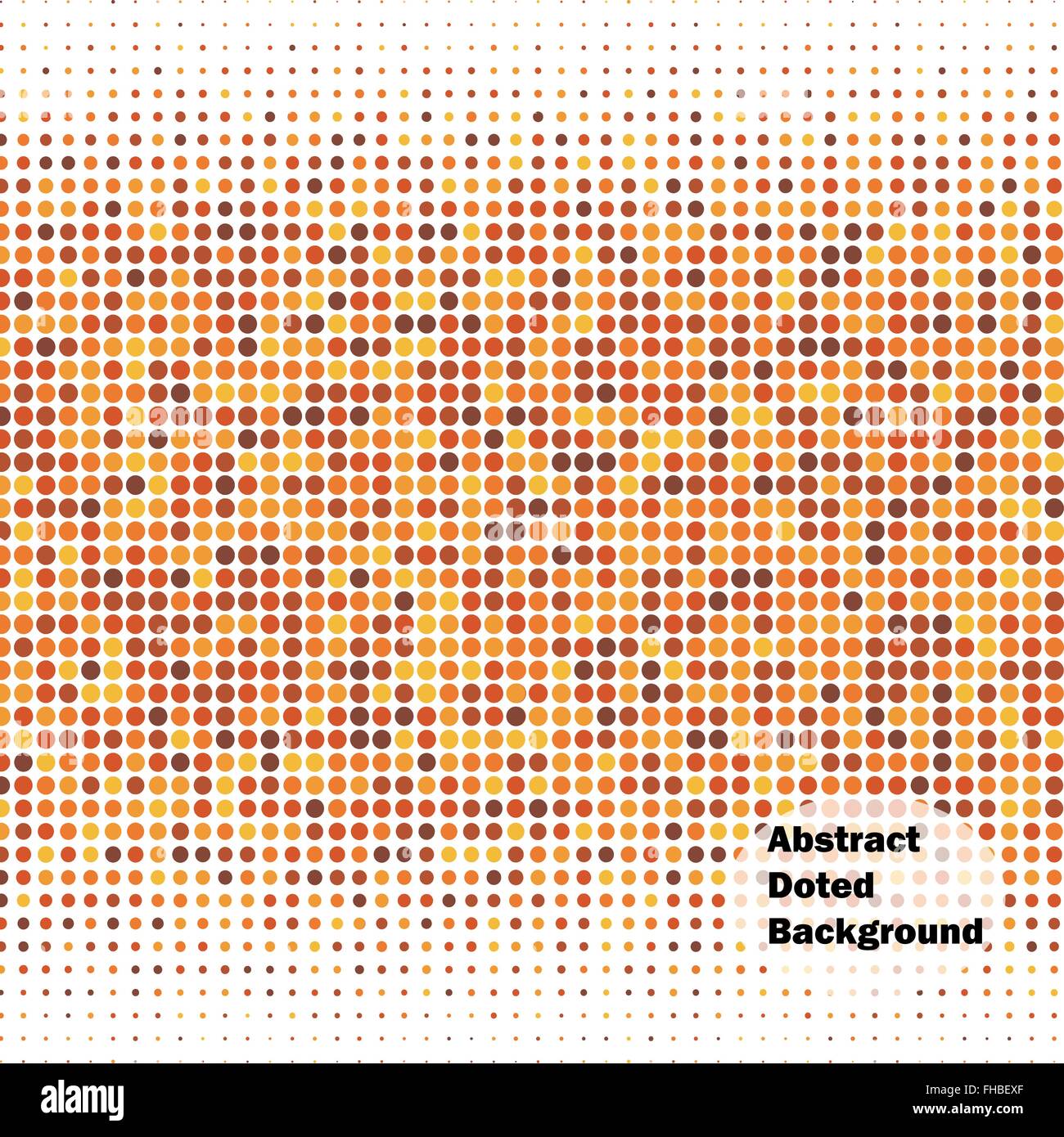White round shape with brown dots Stock Vector Images - Alamy