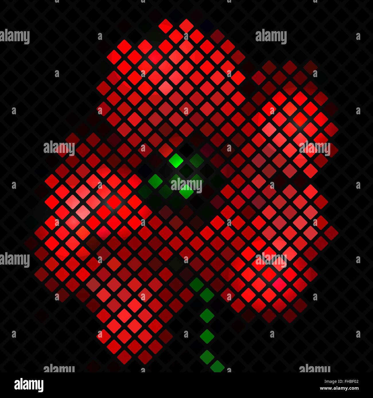 Red black green mosaic Stock Vector Images - Alamy