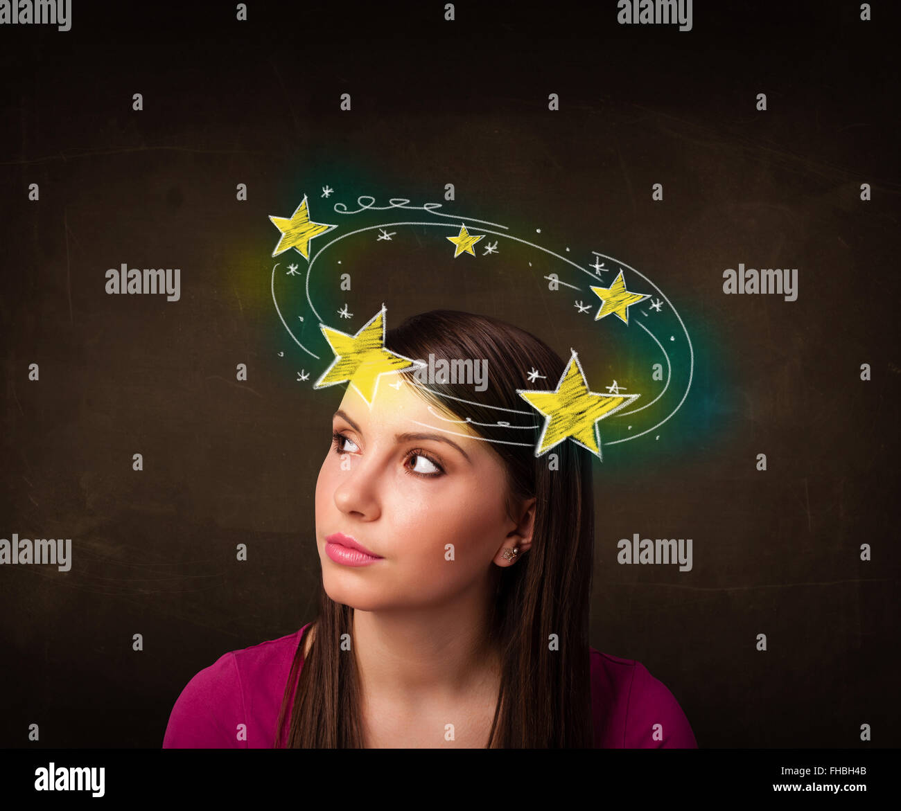 Seeing stars dizzy hi-res stock photography and images - Alamy