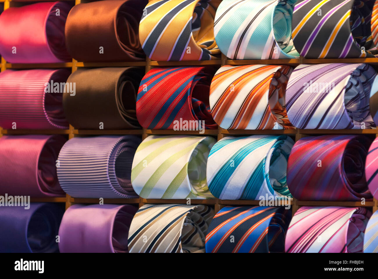 Neckties on display hi-res stock photography and images - Alamy