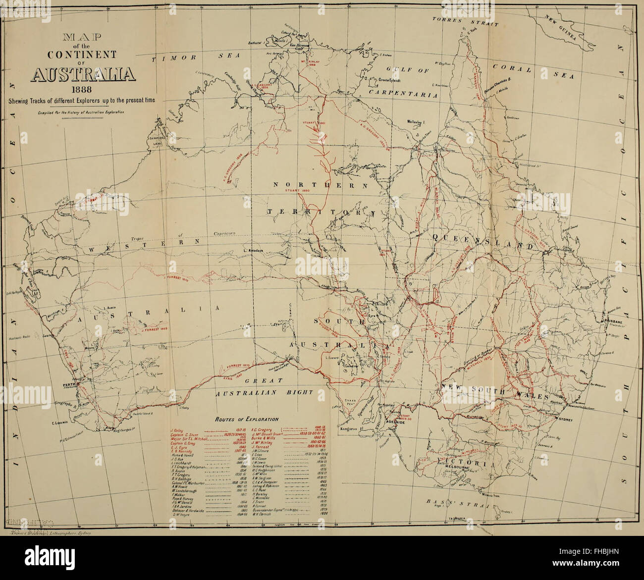 The history of Australian exploration from 1788 to 1888, a compilation ...