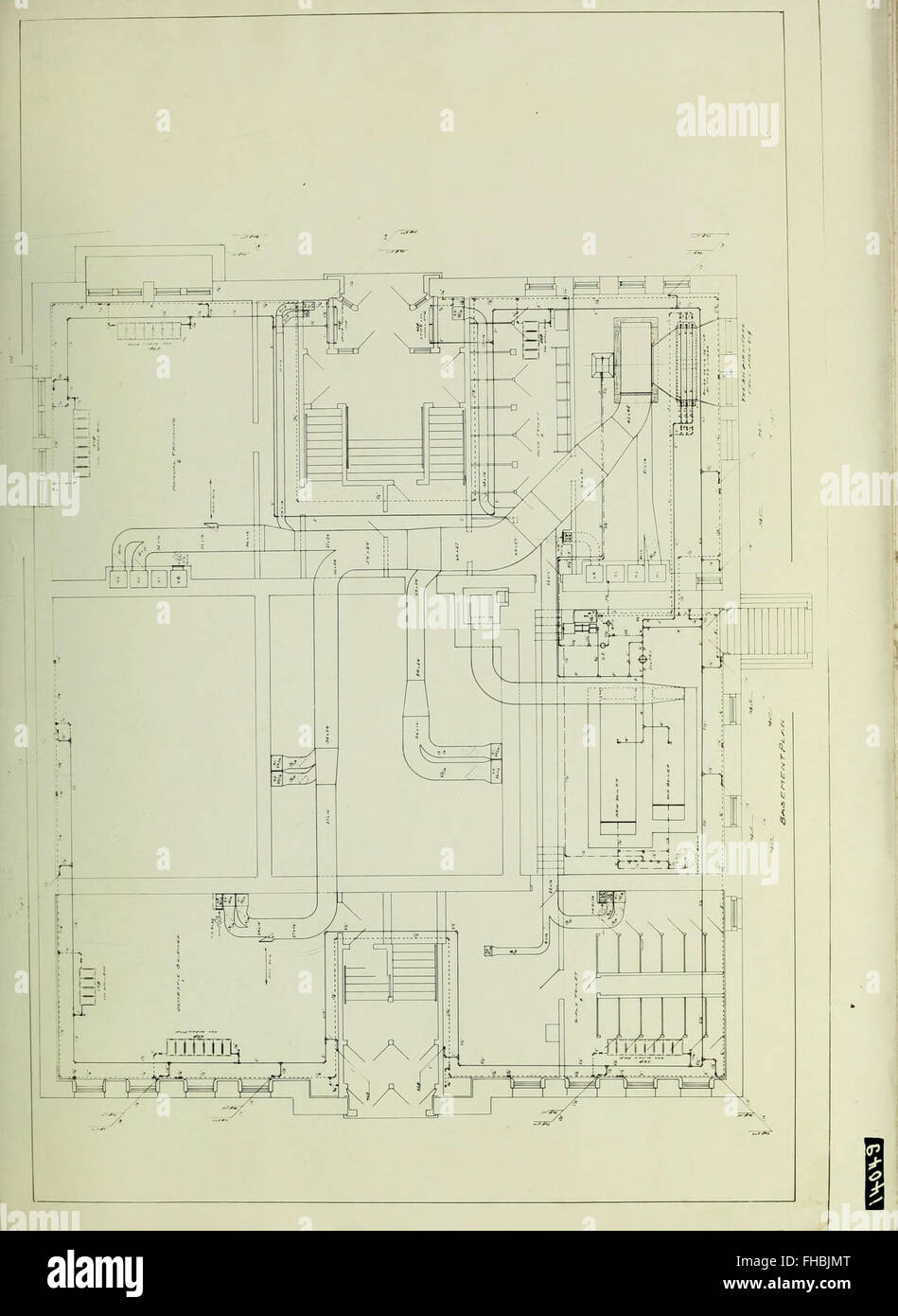 The hot blast system of heating and ventilating (1909 Stock Photo - Alamy