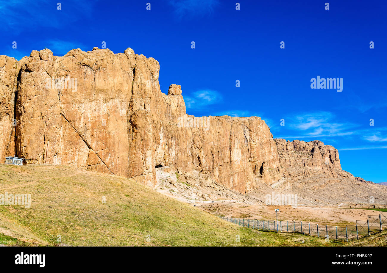View of Naqsh-e Rustam necropolis in Iran Stock Photo - Alamy