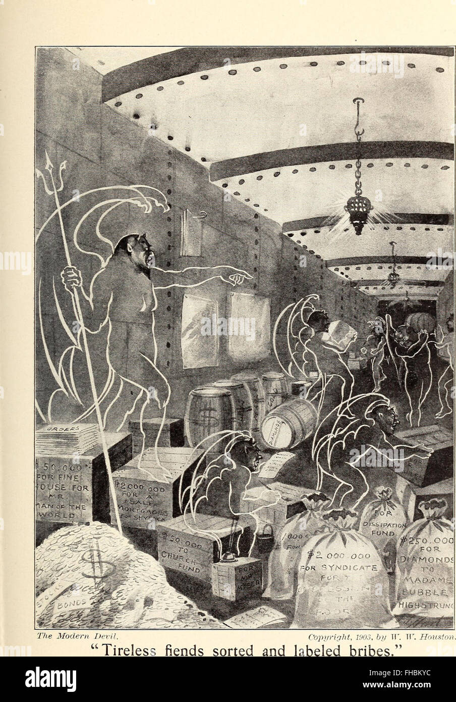 A 1903 exploration of the concept of the modern devil, analyzing the ...