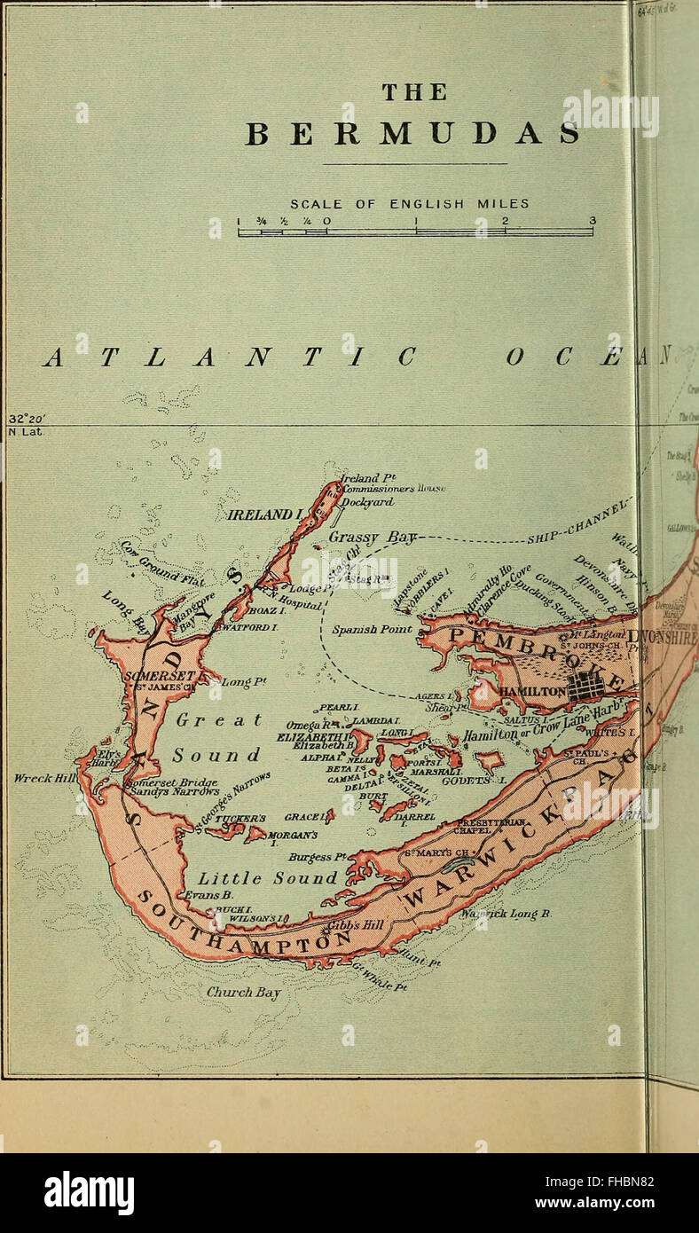 British west indies map hi-res stock photography and images - Alamy