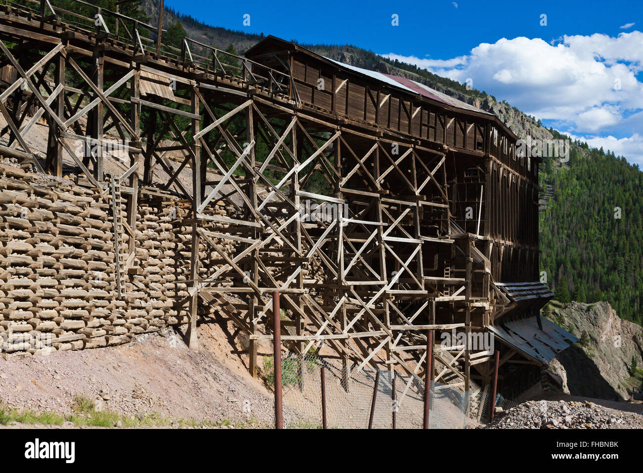 COMMODORE MINE in CREEDE COLORADO, a silver mining town dating back to ...
